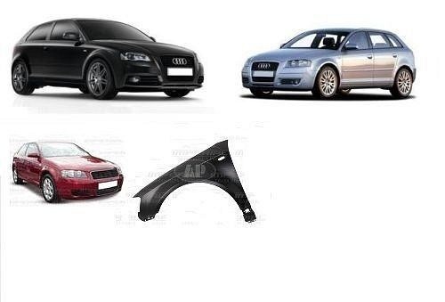 AUDI A3 FRONT 2003 - 2008 WING PAINTED ANY COLOUR LEFT SIDE N/S £151.99 ...
